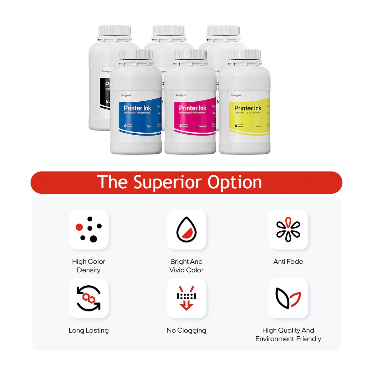 Procolored DTF Ink 500ml — VE Printshop